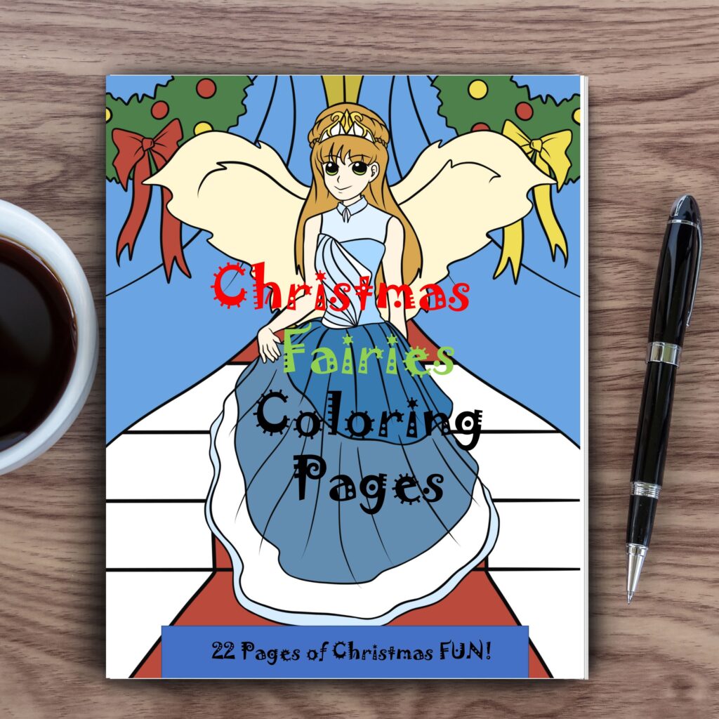 Christmas Fairies Coloring Pages For KIDS! PRINTABLE - Inspired Fun