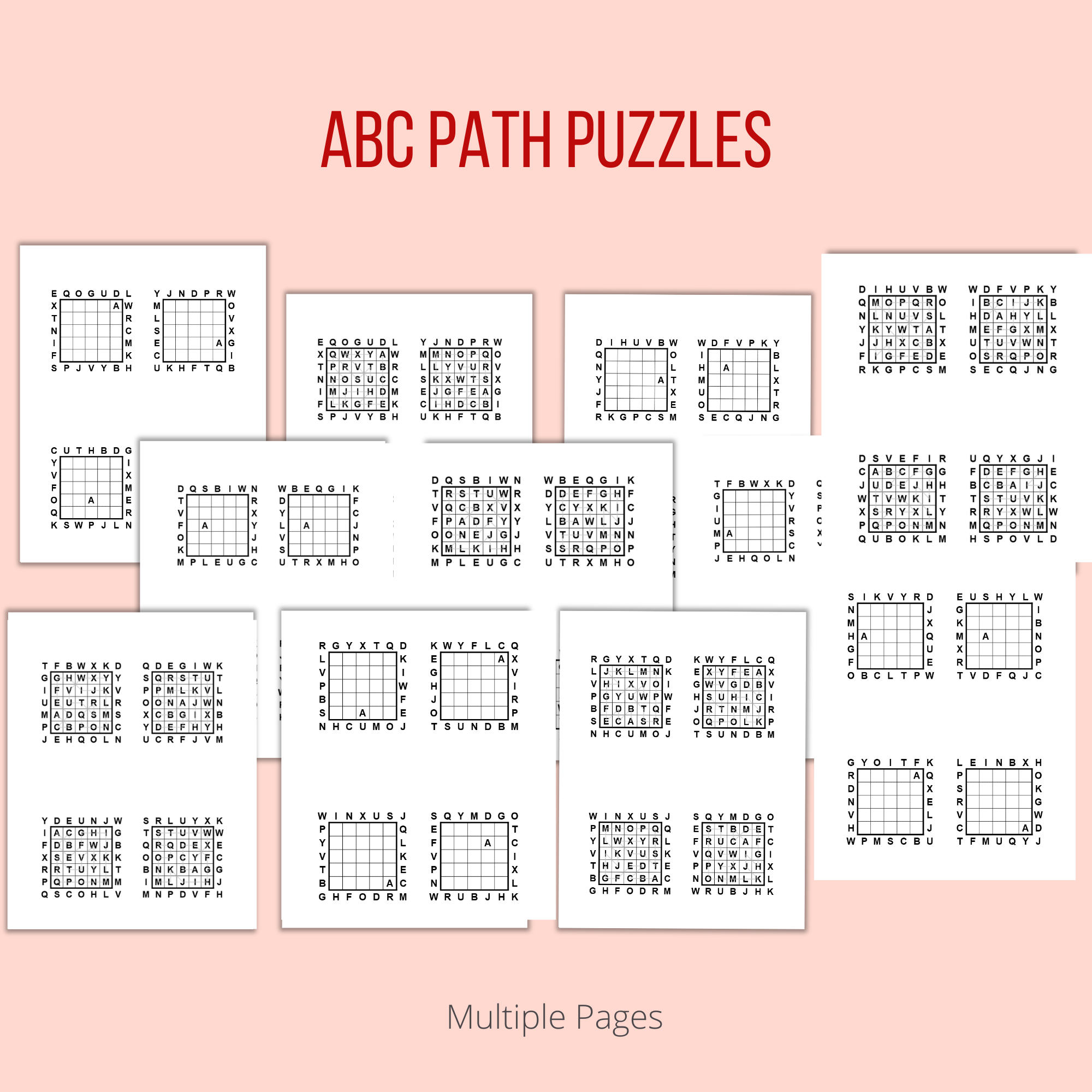 ABC Path Puzzles - 200 - Inspired Fun