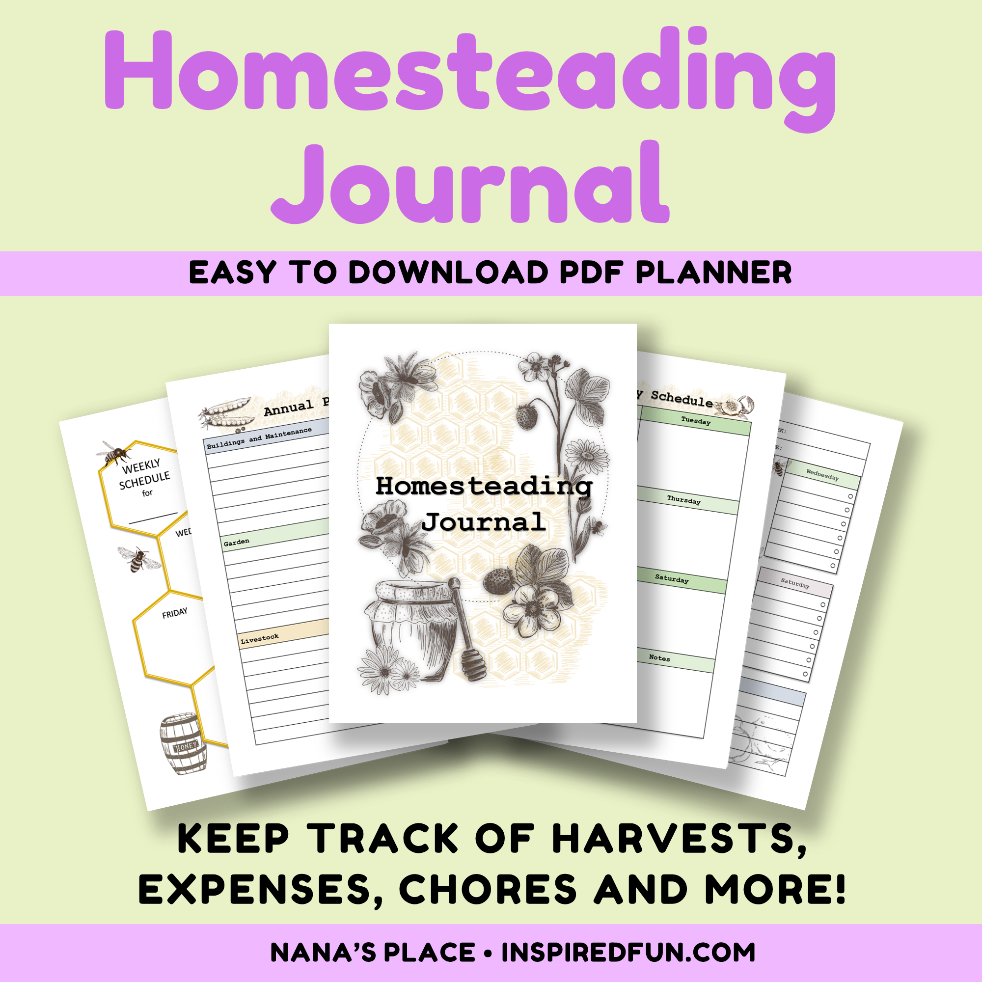Homestead Journal - Inspired Fun
