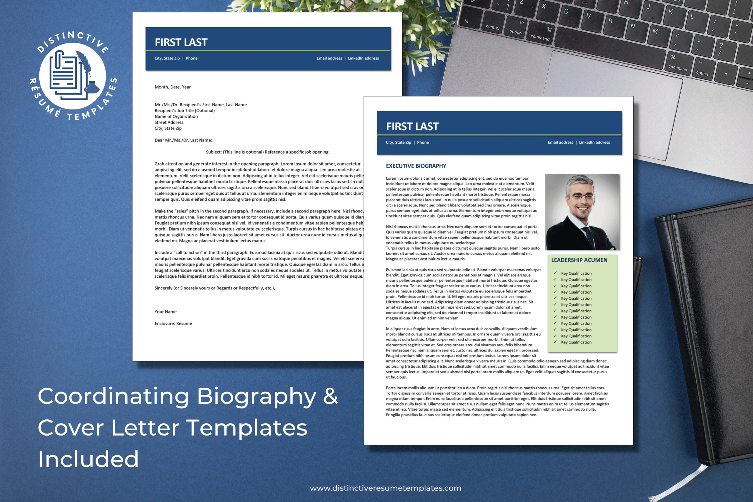 Modern Resume Template for Word | Creative, Eye-Catching Professional ...