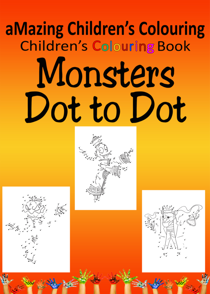 Children’s Colouring book Monsters printable digital download for kids ...